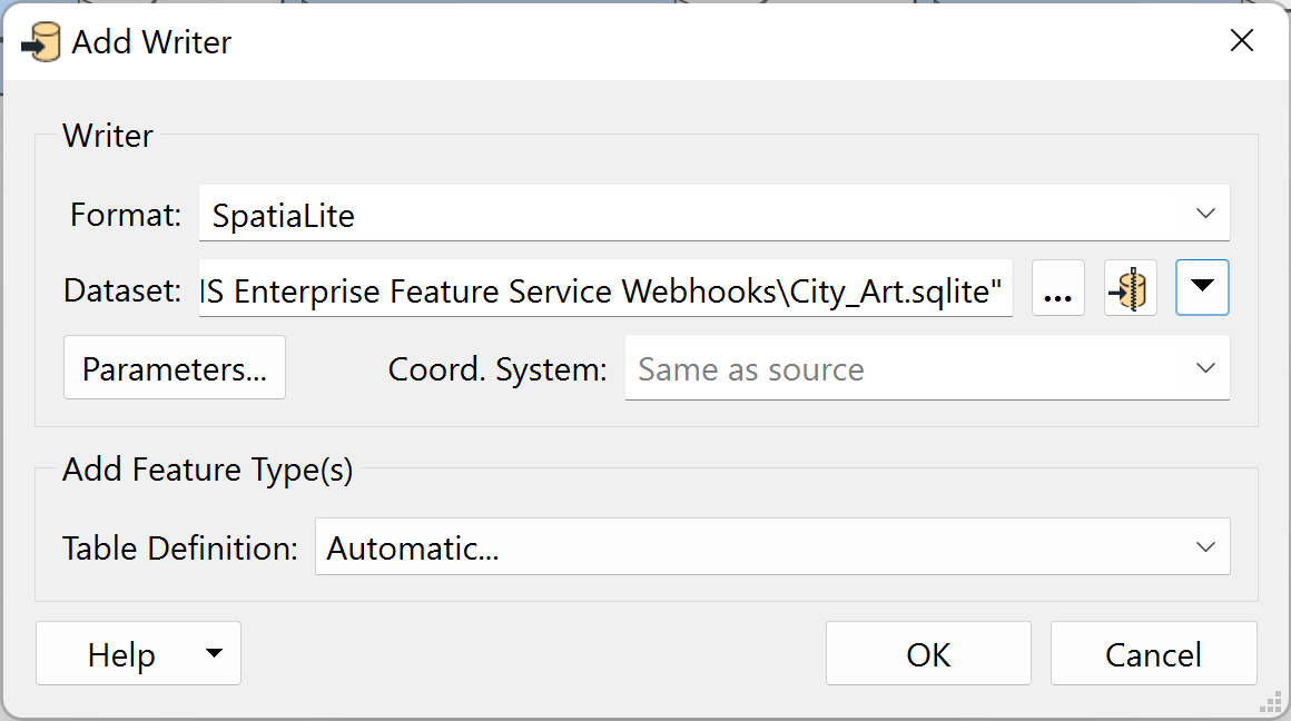 Integrating ArcGIS Enterprise Feature Service Webhooks With FME – FME Support Center