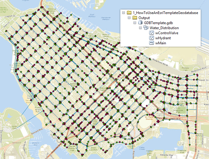 How to use an Esri Template Geodatabase – FME Support Center
