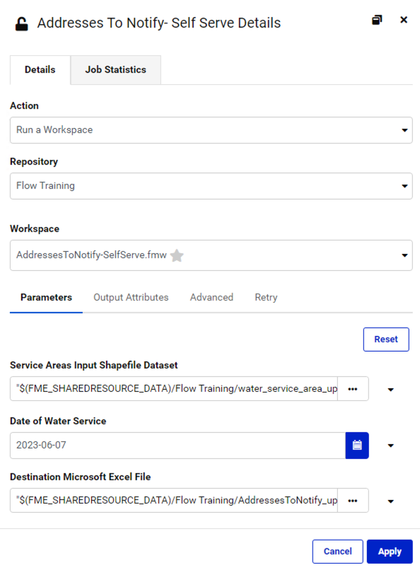 Schedule a Workspace to Run with FME Flow Automations – FME Support Center