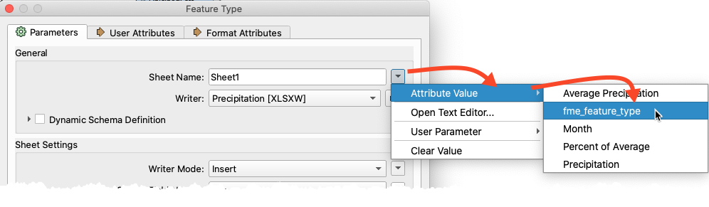 Excel Writer Parameters | Converting Excel to Excel – FME Support Center