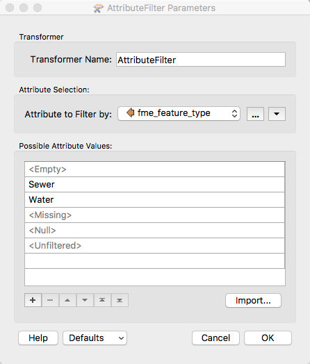SchemaMapper: Feature Type Mapping – FME Support Center