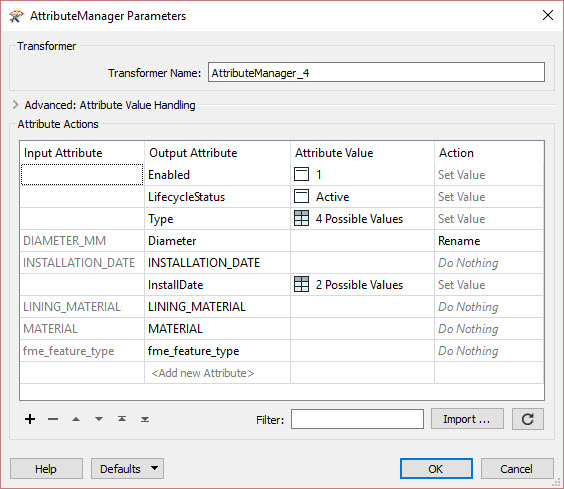 Using the FeatureWriter Transformer with your Database – FME Support Center