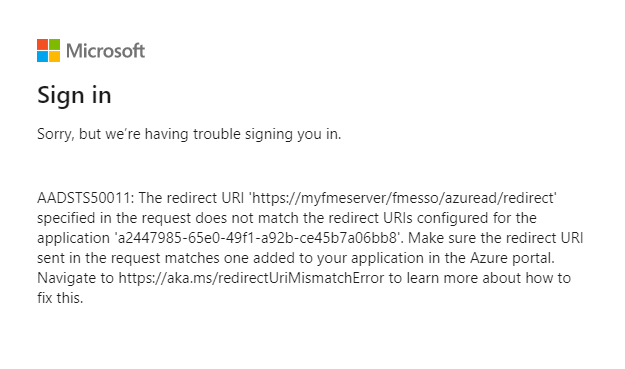 FME Flow Troubleshooting: Azure Active Directory – FME Support Center