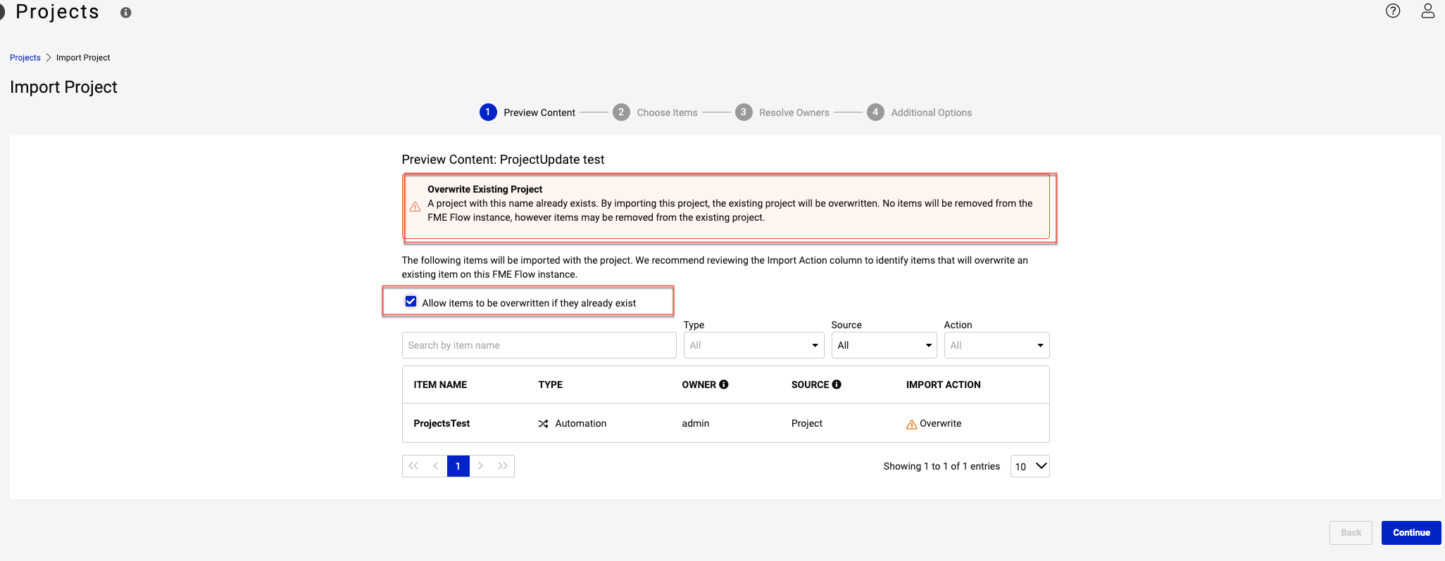 Leverage Projects within CI/CD process flow – FME Support Center