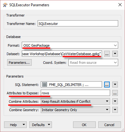 Using the FeatureWriter Transformer with your Database – FME Support Center