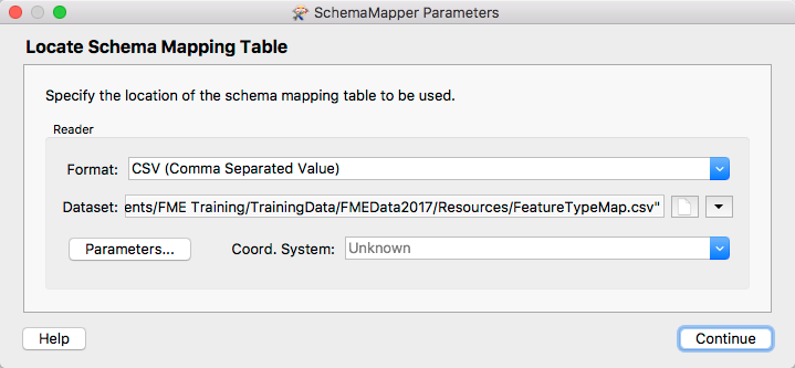 SchemaMapper: Feature Type Mapping – FME Support Center