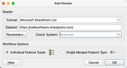 Reading and Writing SharePoint Lists with FME – FME Support Center