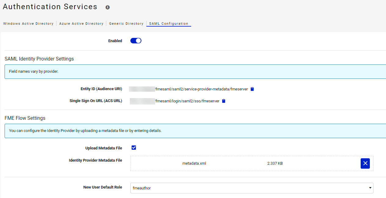 Configuring FME Flow for Auth0 SAML Authentication – FME Support Center