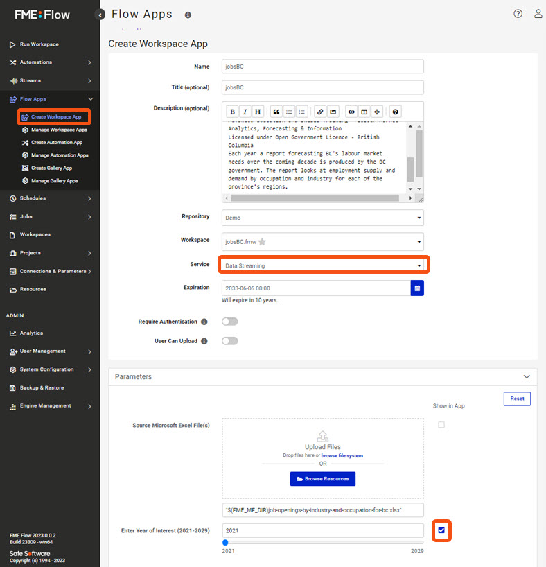 Html Page With Link To Download Excel File Fme Flow App Fme Support 5371