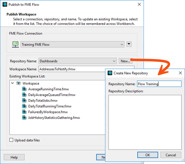 Publish a Workspace to FME Flow and Run It – FME Support Center