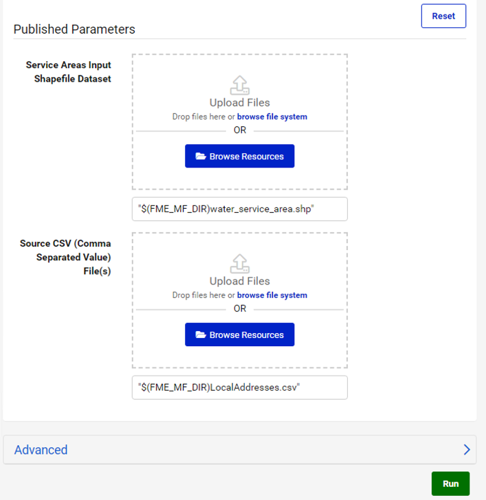 Publish a Workspace to FME Flow and Run It – FME Support Center