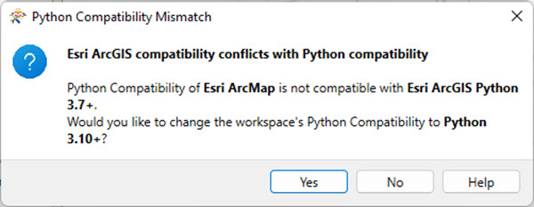Setting The Esri Arcgis Compatibility Workspace Parameter Fme Support 5775