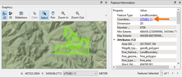 Projection Definition and Coordinate Transformation – FME Support Center