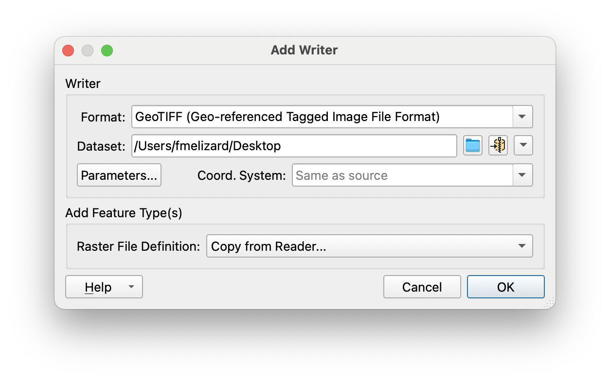 Creating Rasters and DEMs from Point Clouds in FME – FME Support Center