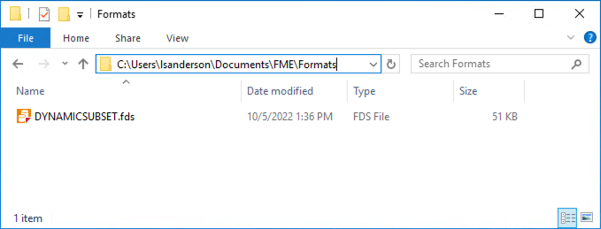 Extracting a Schema Subset for Dynamic Schemas – FME Support Center