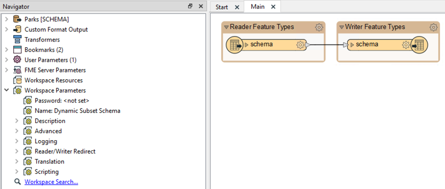 Extracting a Schema Subset for Dynamic Schemas – FME Support Center