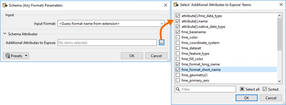Extracting a Schema Subset for Dynamic Schemas – FME Support Center