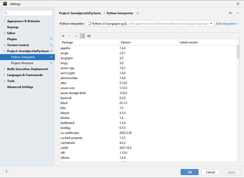 Use PyCharm as FMEObjects Python IDE – FME Support Center