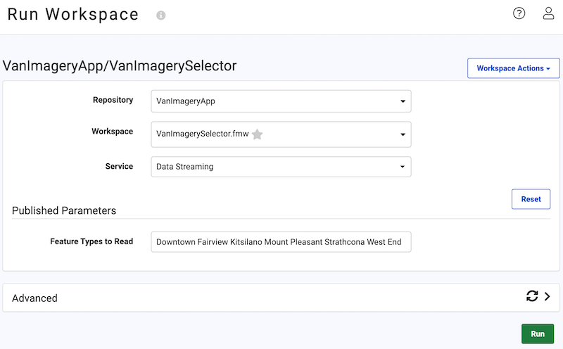 Submitting a Job through an FME Flow Webhook URL – FME Support Center