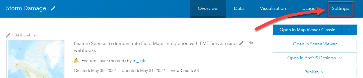 Push Data from ArcGIS Field Maps to an Application in Real-Time with ...