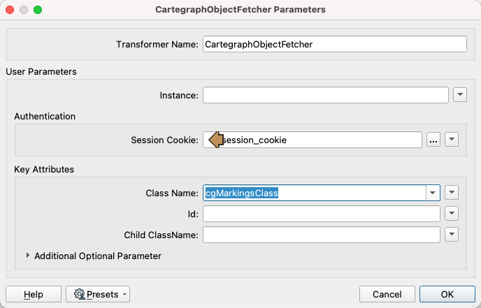 Connecting to Cartegraph – FME Support Center