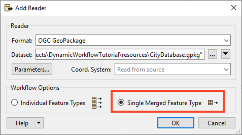 Dynamic Workflows: Destination Schema Contains Different Feature Type Names – FME Support Center