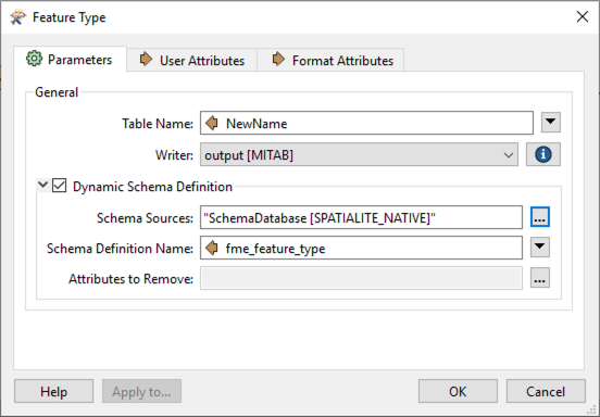Dynamic Workflows: Destination Schema Contains Different Feature Type Names – FME Support Center