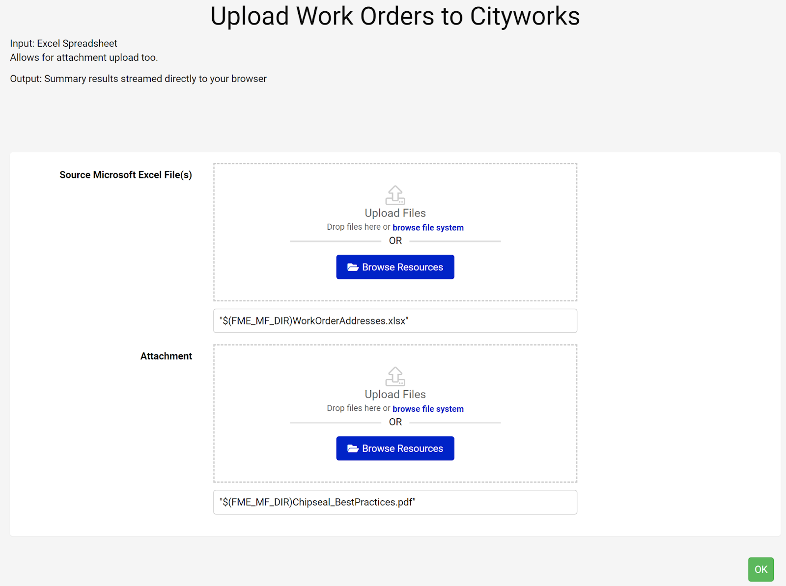 Self-Serve Cityworks Workflows with FME Flow Apps – FME Support Center