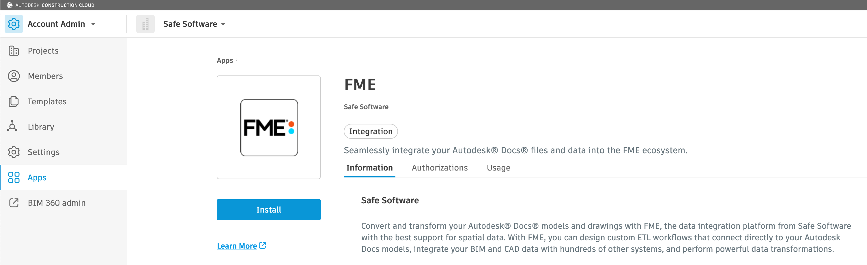 Adding FME through the Autodesk App Store for Use in the ...