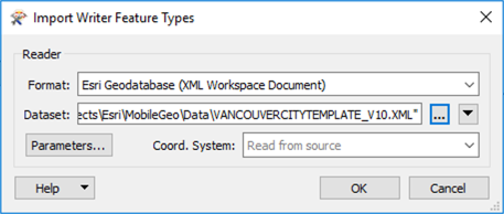 How to Convert to Esri Mobile Geodatabase – FME Support Center