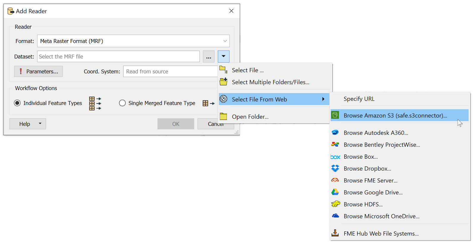 Working with Meta Raster Format (MRF) in Amazon S3 – FME Support Center