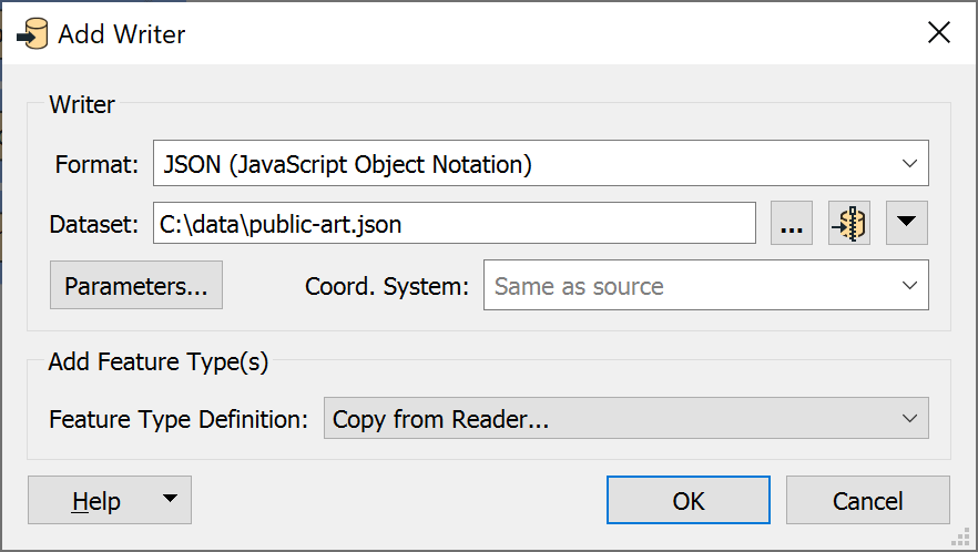 How to Convert Parquet to JSON – FME Support Center
