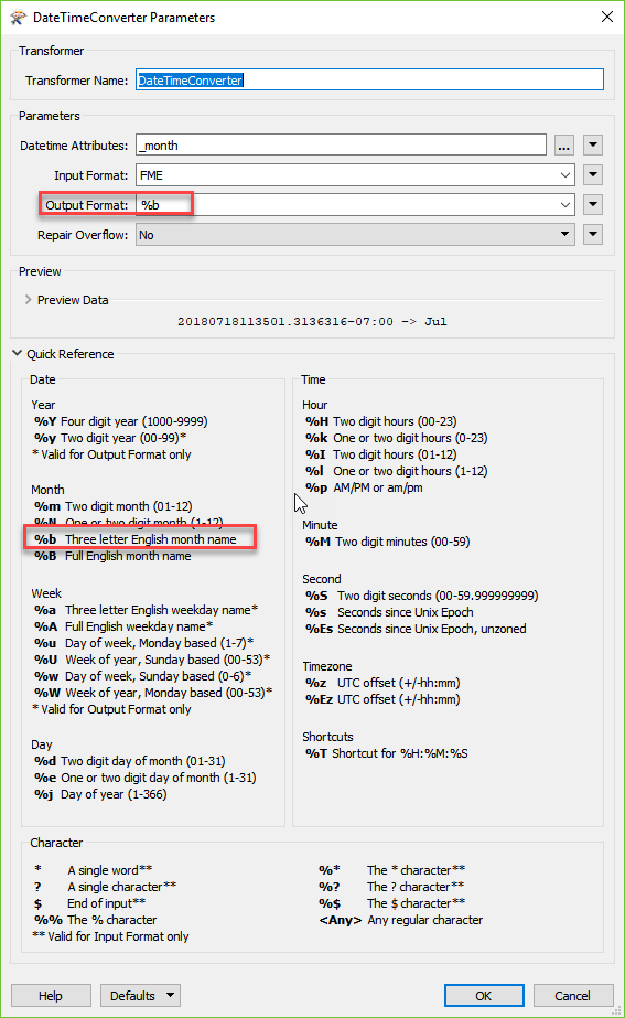 Including Dates into the Names of Output Files or Features – FME ...