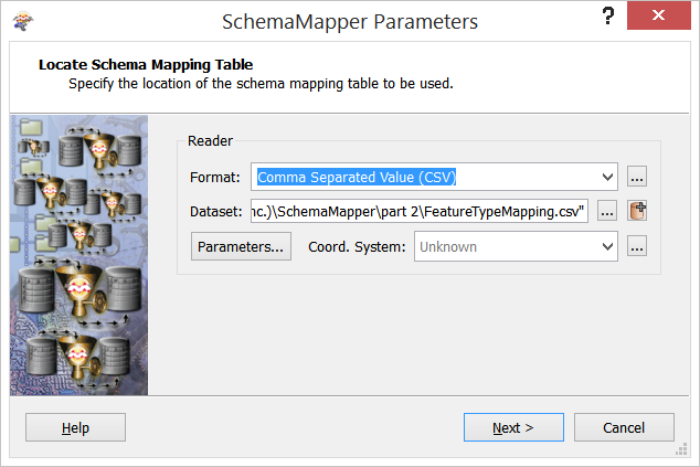 Configuring the SchemaMapper Transformer – FME Support Center