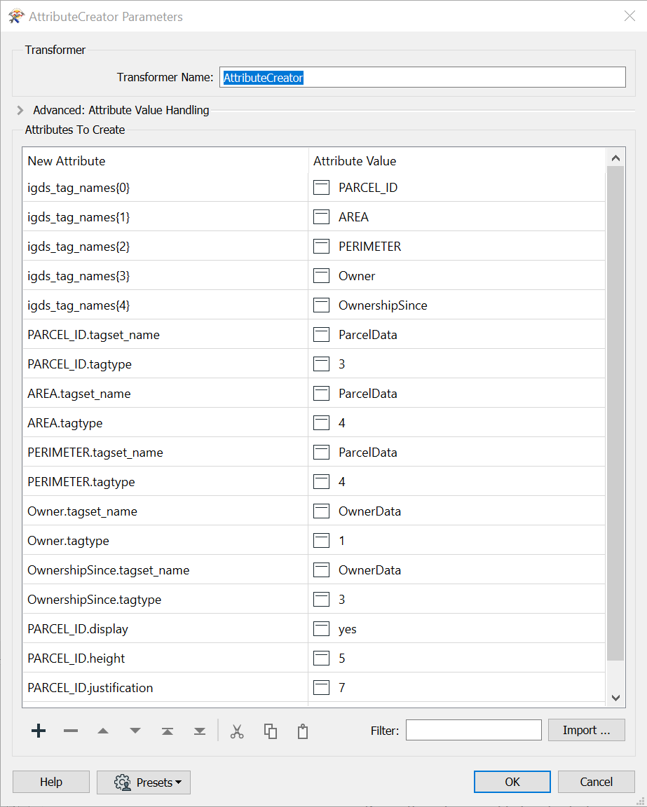 Writing Microstation (DGN) Tags with FME – FME Support Center