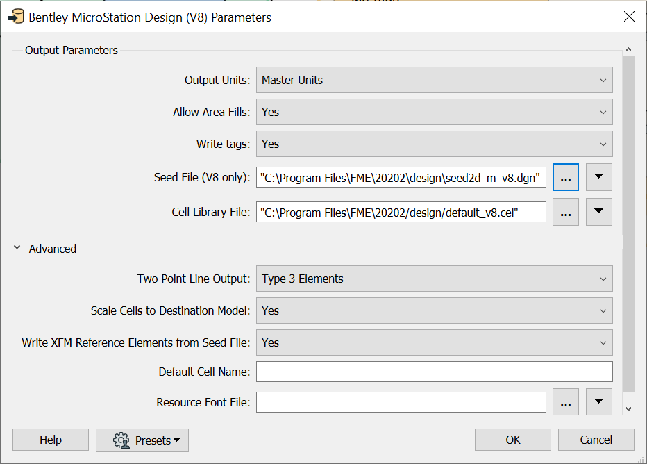 Writing Microstation (DGN) Tags with FME – FME Support Center