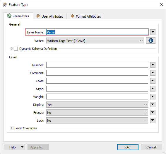 Writing Microstation (DGN) Tags with FME – FME Support Center