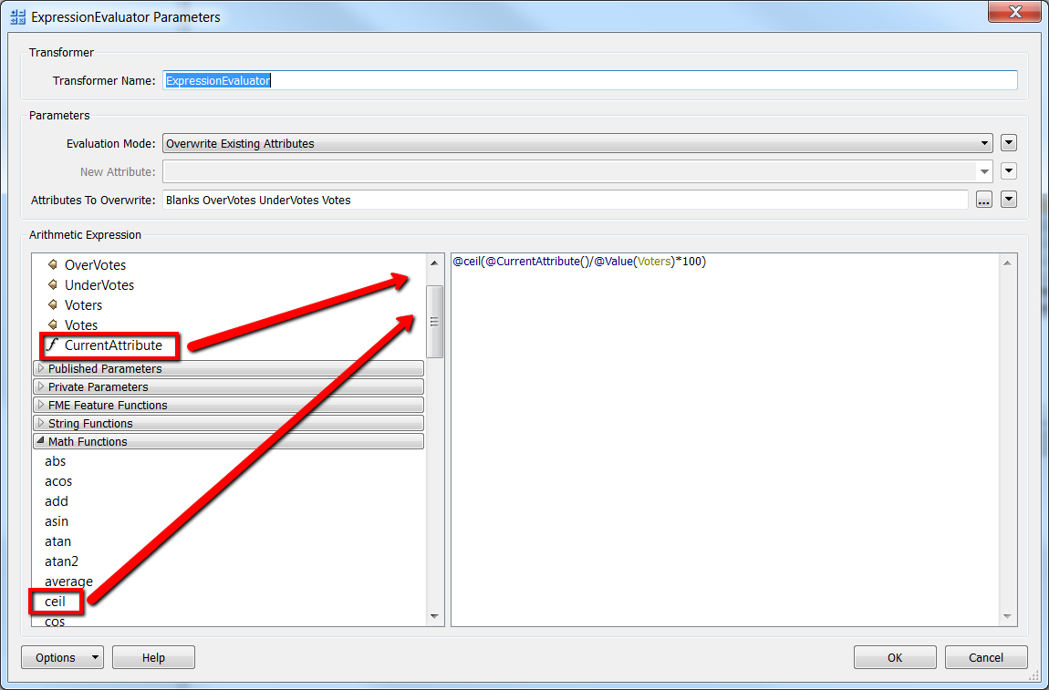 Apply One Expression to Many Attributes | ExpressionEvaluator – FME ...