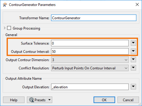 Generate Contour Data from Raster – FME Support Center