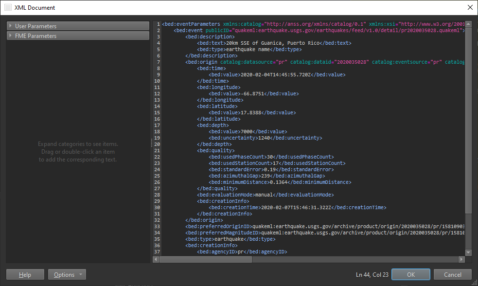 Composing Xml Documents Using The Xml Appender Parameters In The Xsd Driven Xml Writer Fme 9019