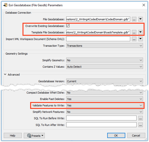 Working with Geodatabase Domains: Writing A Coded Domain – FME Support ...