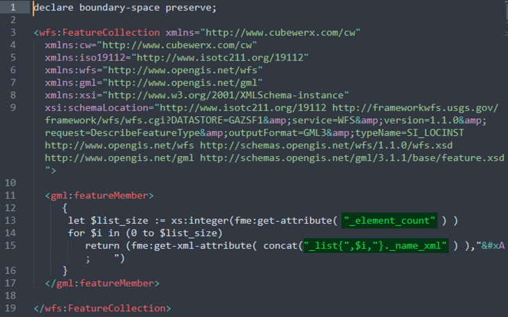 Creating an XML Document in FME with the XMLTemplater Transformer – FME ...