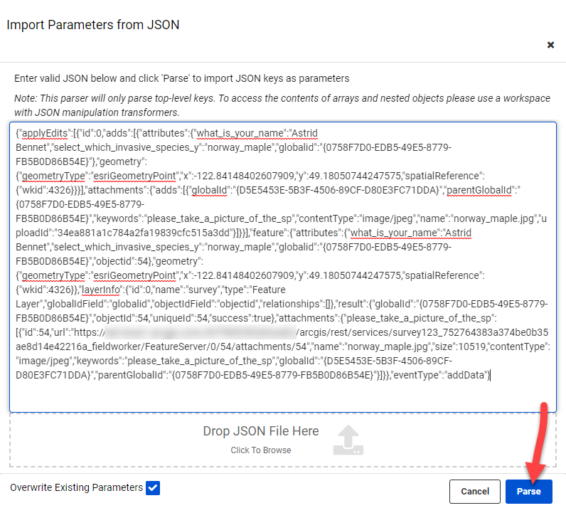 Push Data from ArcGIS Survey123 to an Application in Real-time with ...