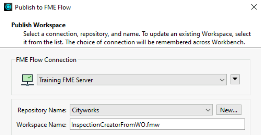 Custom Workflows for Cityworks with FME – FME Support Center