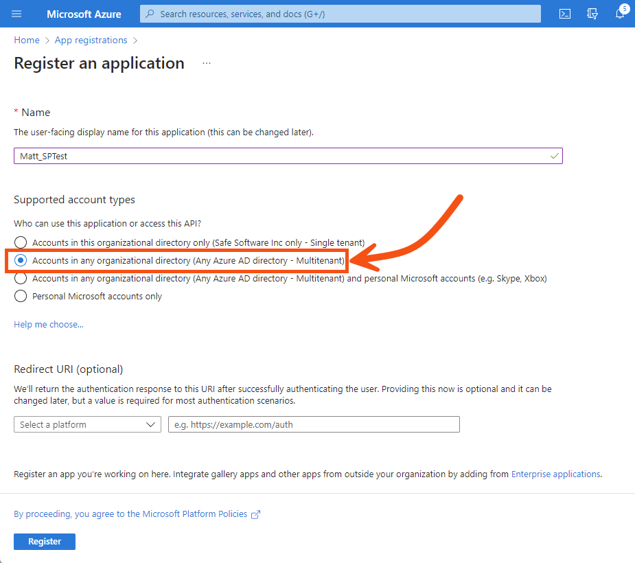 How to Create a SharePoint List Multitenant Web Connection – FME Support Center
