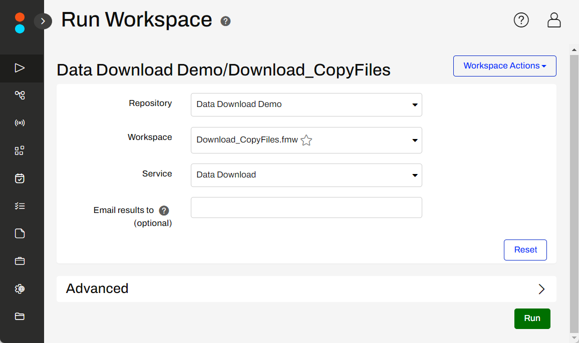 Including Files with the Data Download Results – FME Support Center