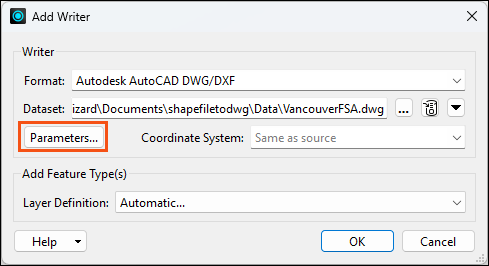 How to convert SHP to DWG (Esri Shapefile to AutoCAD) – FME Support Center
