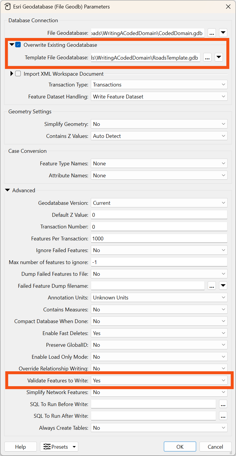 Working with Geodatabase Domains: Writing A Coded Domain – FME Support ...