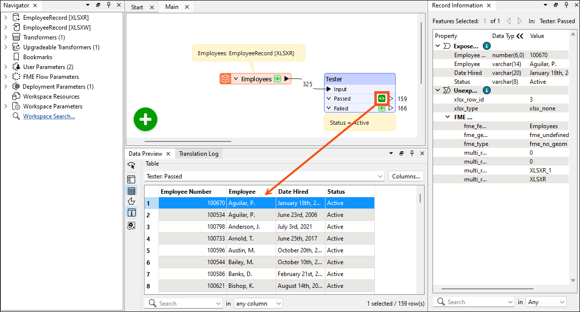 Getting Started With Fme Form Working With Tabletabular Data Fme Support Center 7608