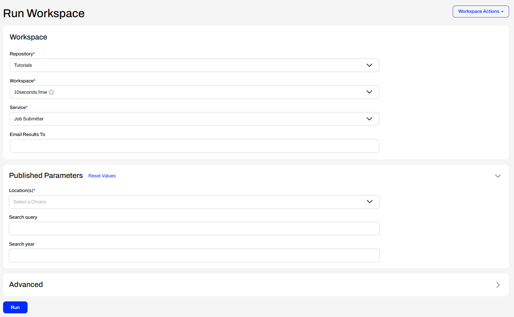 Submitting a Job through the FME Flow REST API V4 – FME Support Center